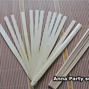 1 Piece Bamboo Fan 13pcs Staves per Fan - Etsy
