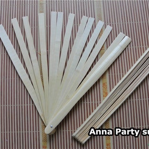 1 Piece Bamboo Fan 13pcs Staves per Fan - Etsy
