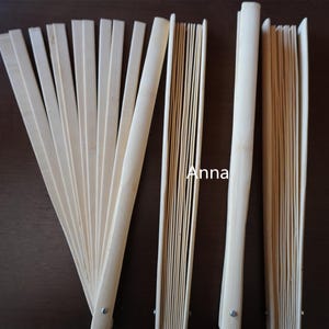 1 Piece Bamboo Fan 13pcs Staves per Fan - Etsy