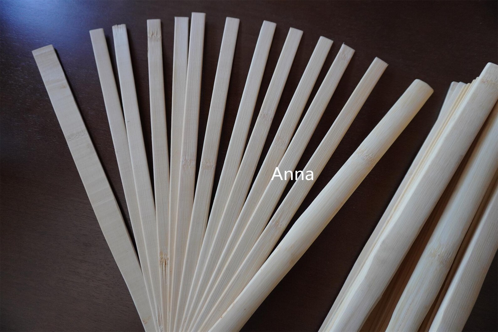 1 Piece Bamboo Fan 13pcs Staves per Fan - Etsy