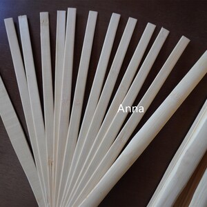 1 Piece Bamboo Fan 13pcs Staves per Fan - Etsy