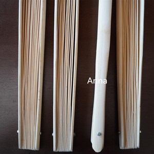 1 Piece Bamboo Fan 13pcs Staves per Fan - Etsy