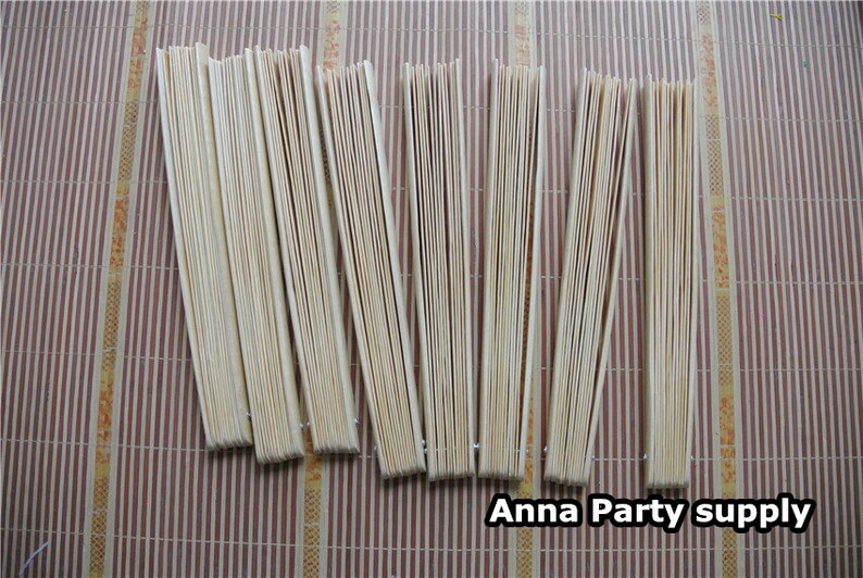 1 Piece Bamboo Fan 13pcs Staves per Fan - Etsy