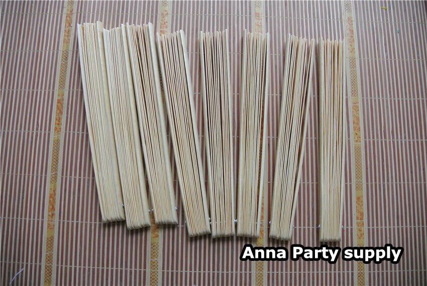 10 piece bamboo fan 13pcs staves per fan | Etsy