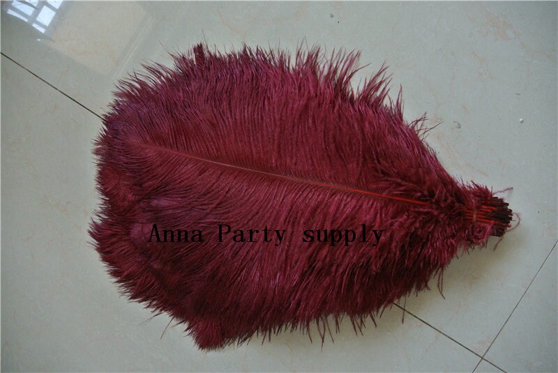 50 Pcs Burgundy Wine Red Ostrich Feather Plume for Wedding - Etsy
