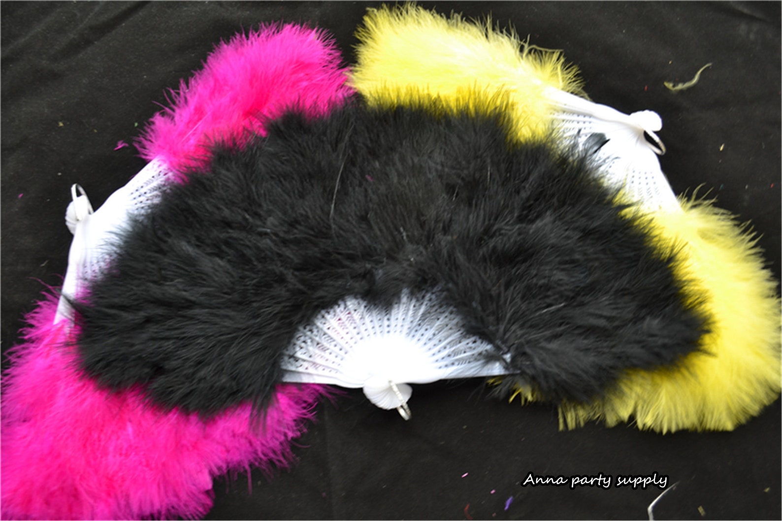 13 Colors Marabou Feather Fan 20*12inch for Party Favors - Etsy