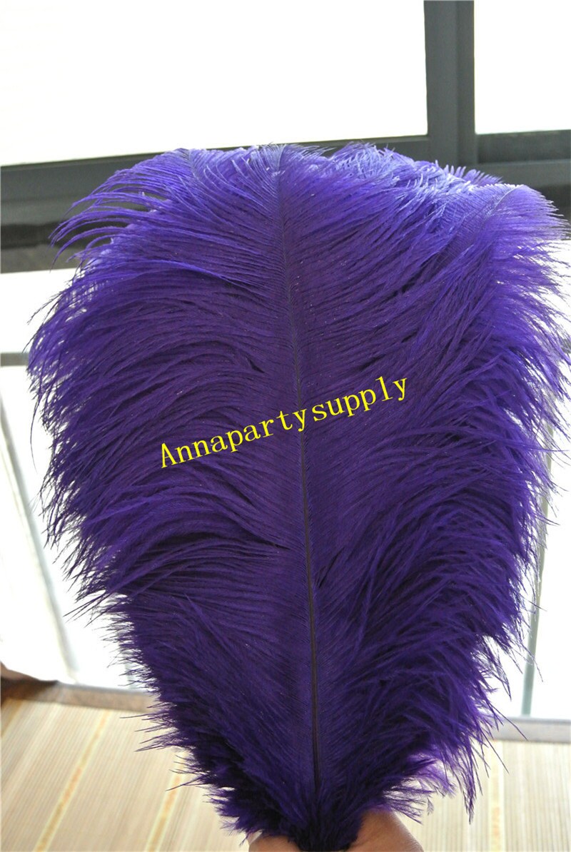 50 Pcs Purple Ostrich Feather Plume for Wedding Party Supply - Etsy