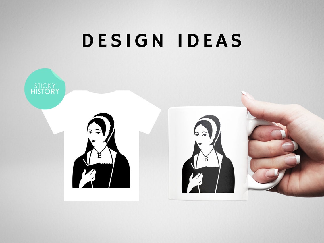 Anne Boleyn Digital File - Jpg Png Pdf Eps Ai Svg Files Digital ...
