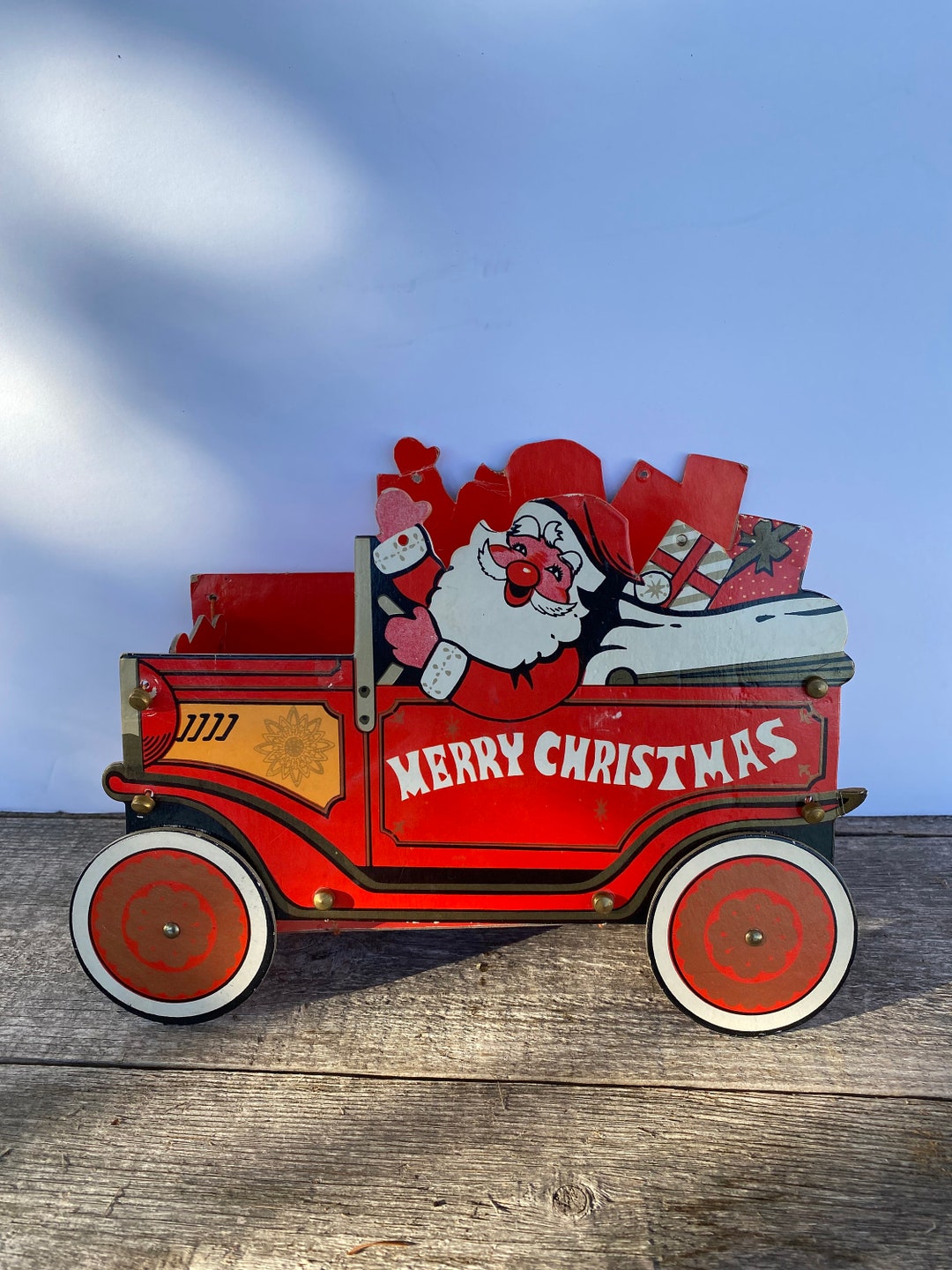 Cardboard Santa Sleigh - Etsy