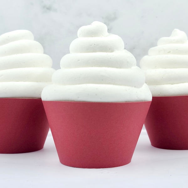 Red Cupcake Wrappers - Etsy