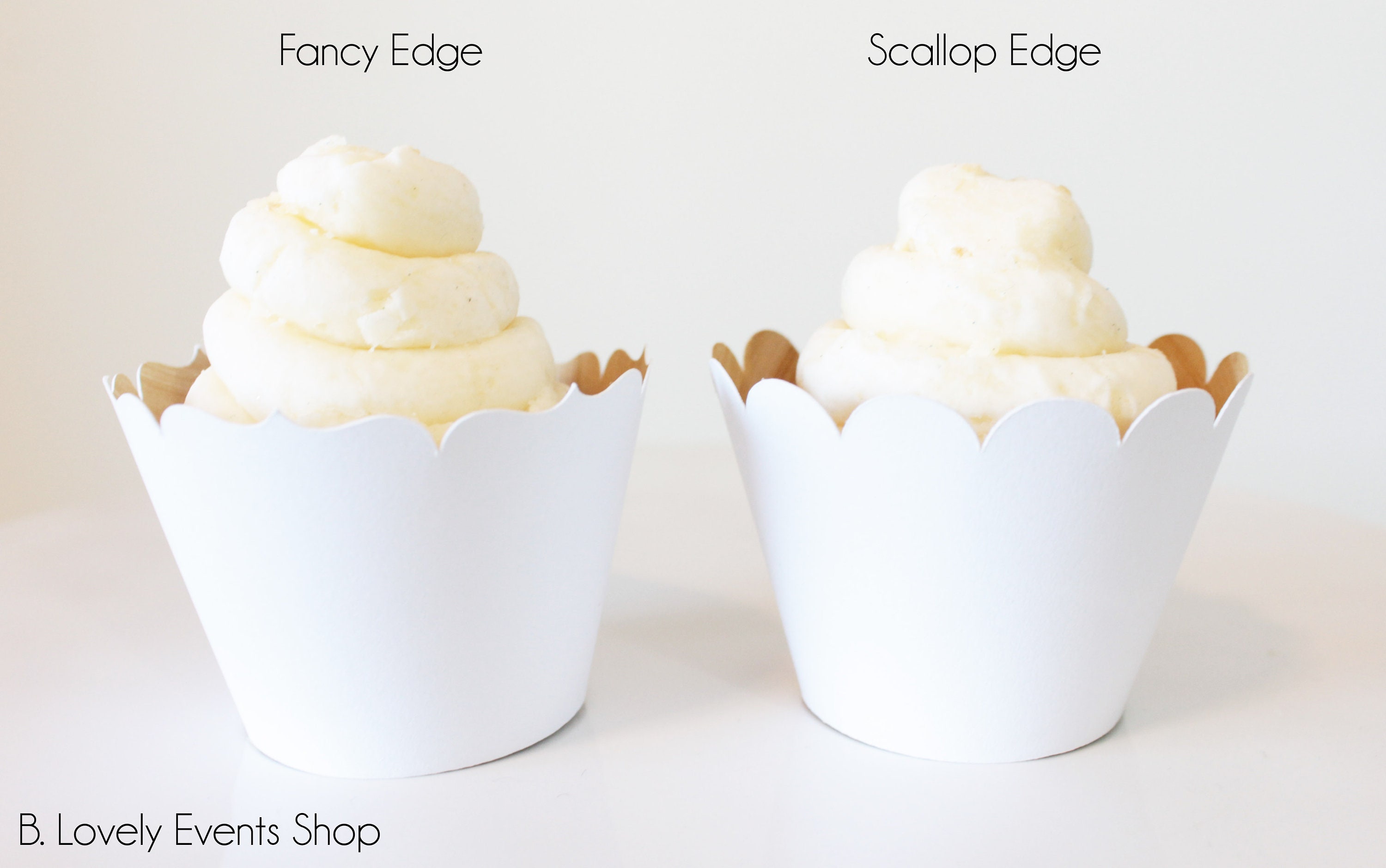 Rose Gold Mercury Glass Wedding Cupcake Wrappers Rose Gold | Etsy