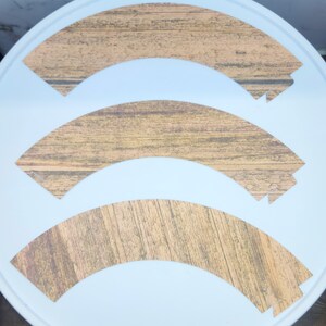 Wood Grain Cupcake Wrappers, Rustic Woodland Lumberjack - Etsy