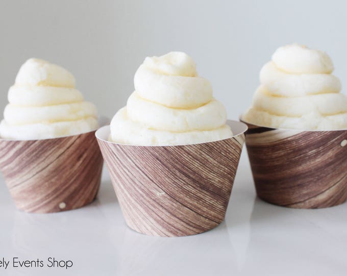 Rose Gold Mercury Glass Wedding Cupcake Wrappers Rose Gold - Etsy