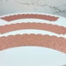 Rose Gold Glitter Cupcake Wrappers Elegant Wedding Cupcakes - Etsy