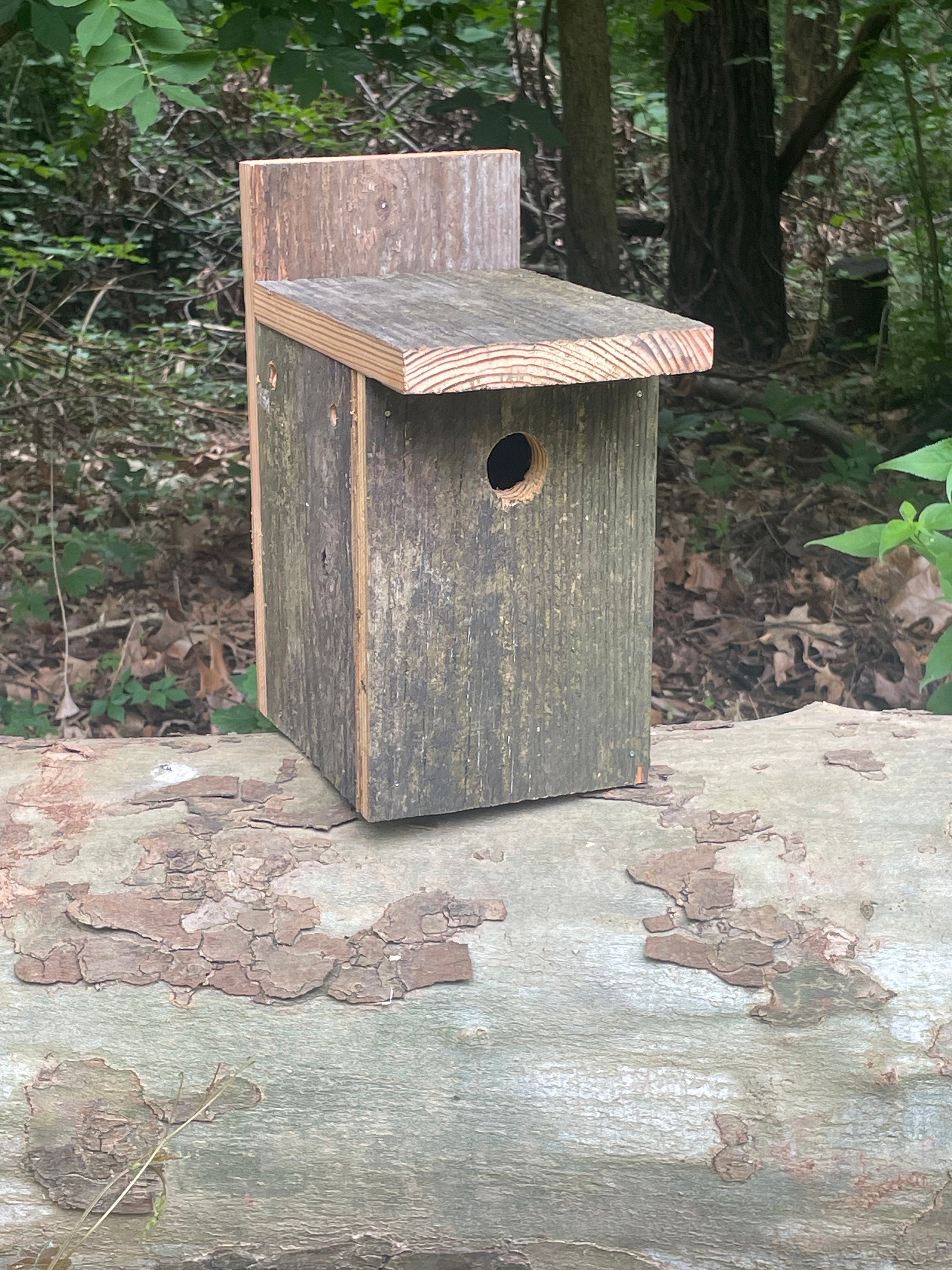 Birdhouse/reclaimed Barn Wood/rustic/fence Post Birdhouse/handmade ...