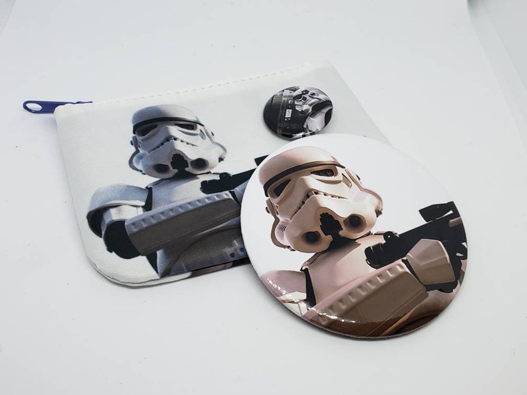 Stormtrooper Gift Set Coin Purse, Mirror, & 1 Button 501st Imperial ...