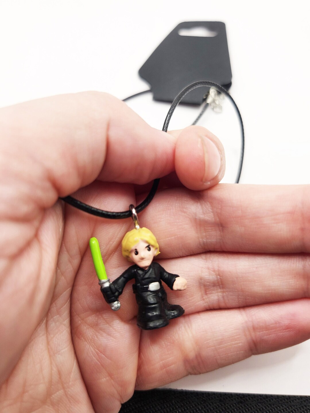 Luke Skywalk W/ Green Lightsaber 20 Necklace Star Wars Pods Figure Toy ...