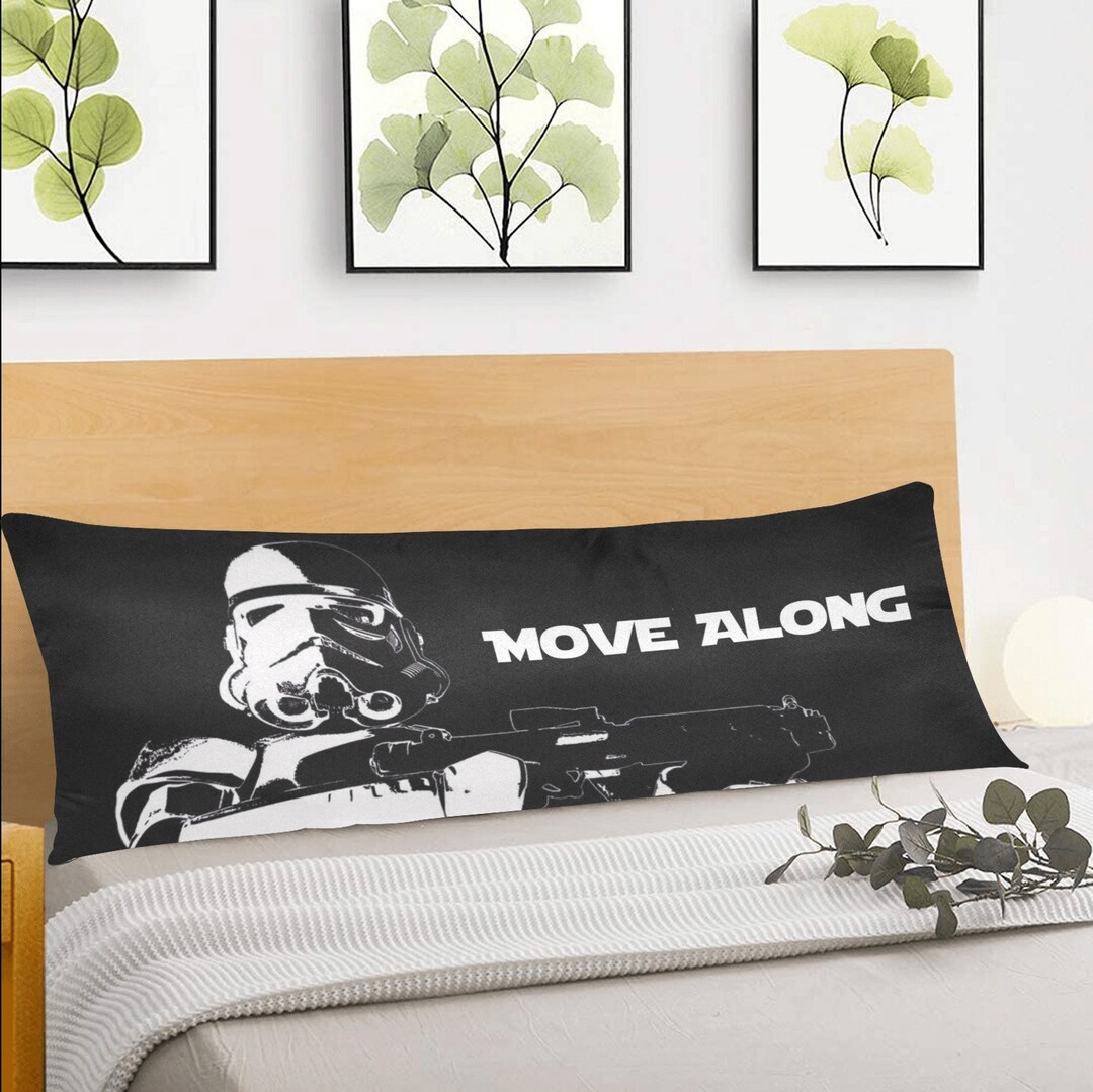 Move Along Stormtrooper 54" X 20" Zippered Body Pillow Case - Star Wars ...