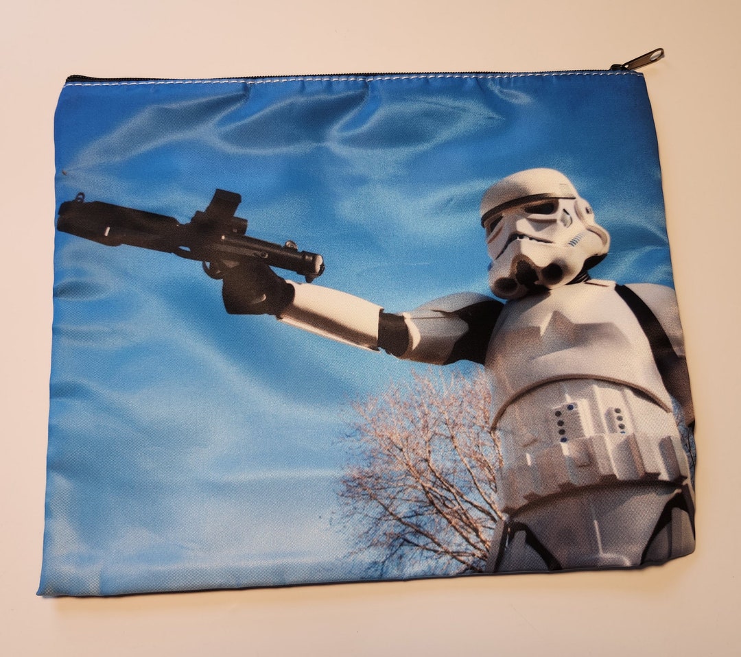 ON HAND Stormtrooper Sky XL Zippered Cosmetic/storage Bag Star Wars ...