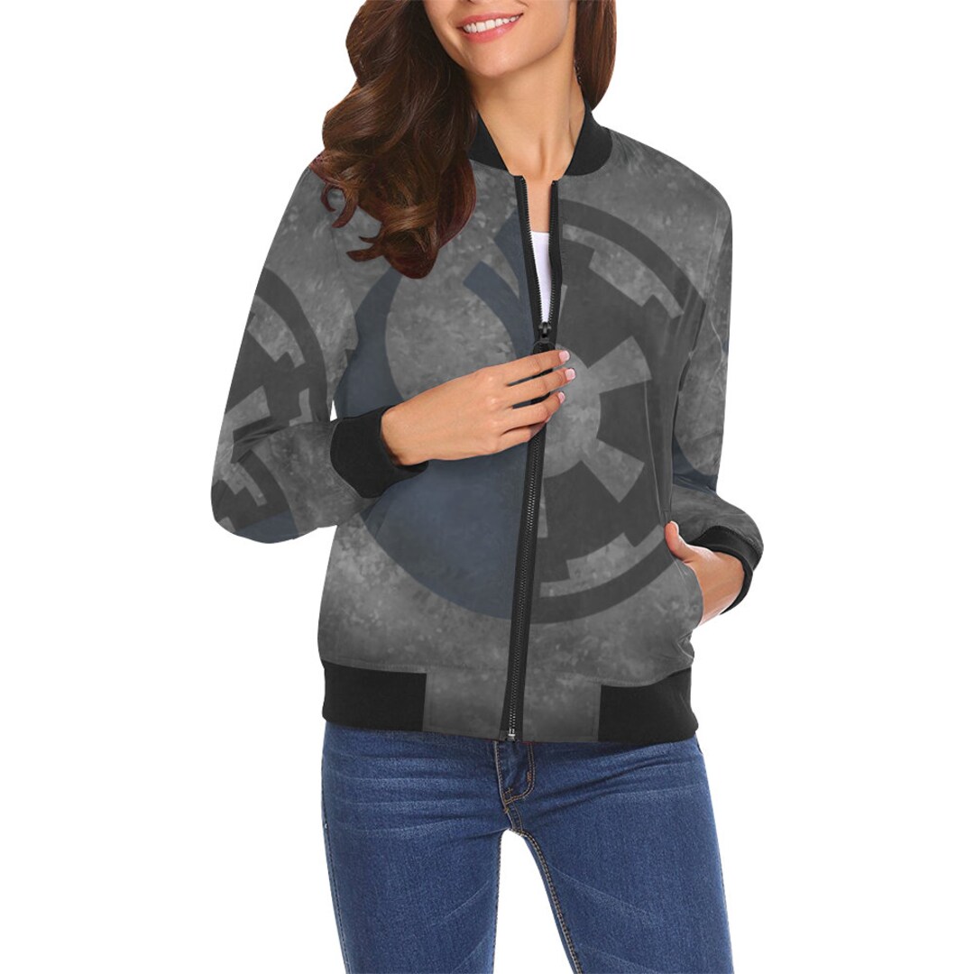 Galactic Duality Women's Bomber Jacket Star Wars Inspired Outerwear ...