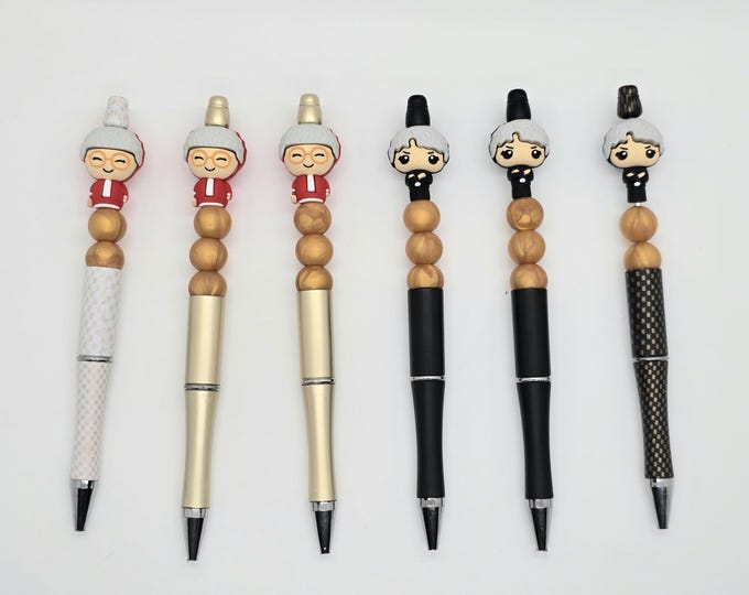Golden Girls Inspired Beaded Ballpoint Pen - Dorothy and Sophia ...