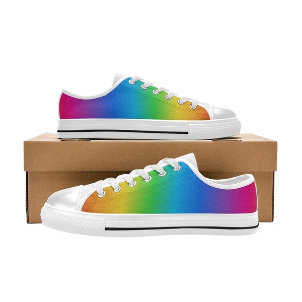 Rainbow Shoes - Etsy