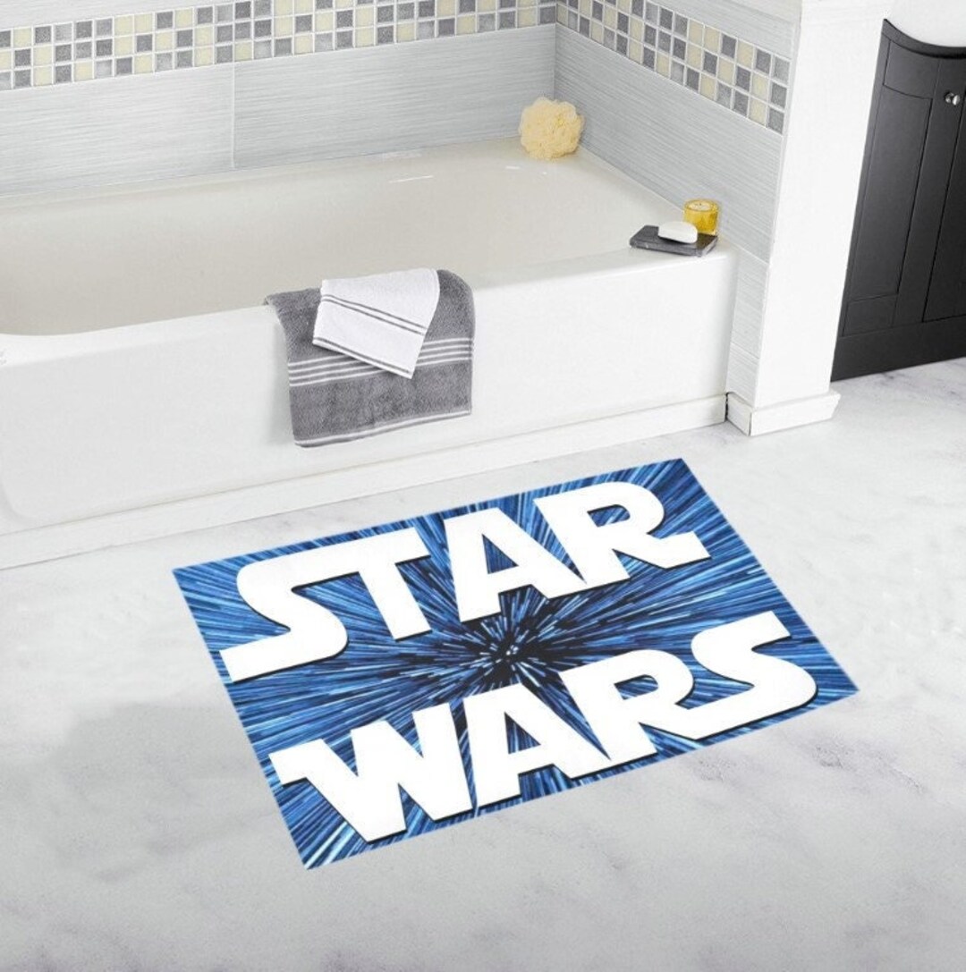 Star Wars Hyperspace Bath Rug 2 Sizes Star Wars Inspired - Etsy