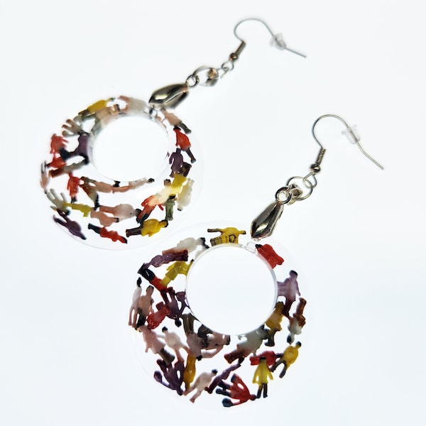 People Earrings - Etsy