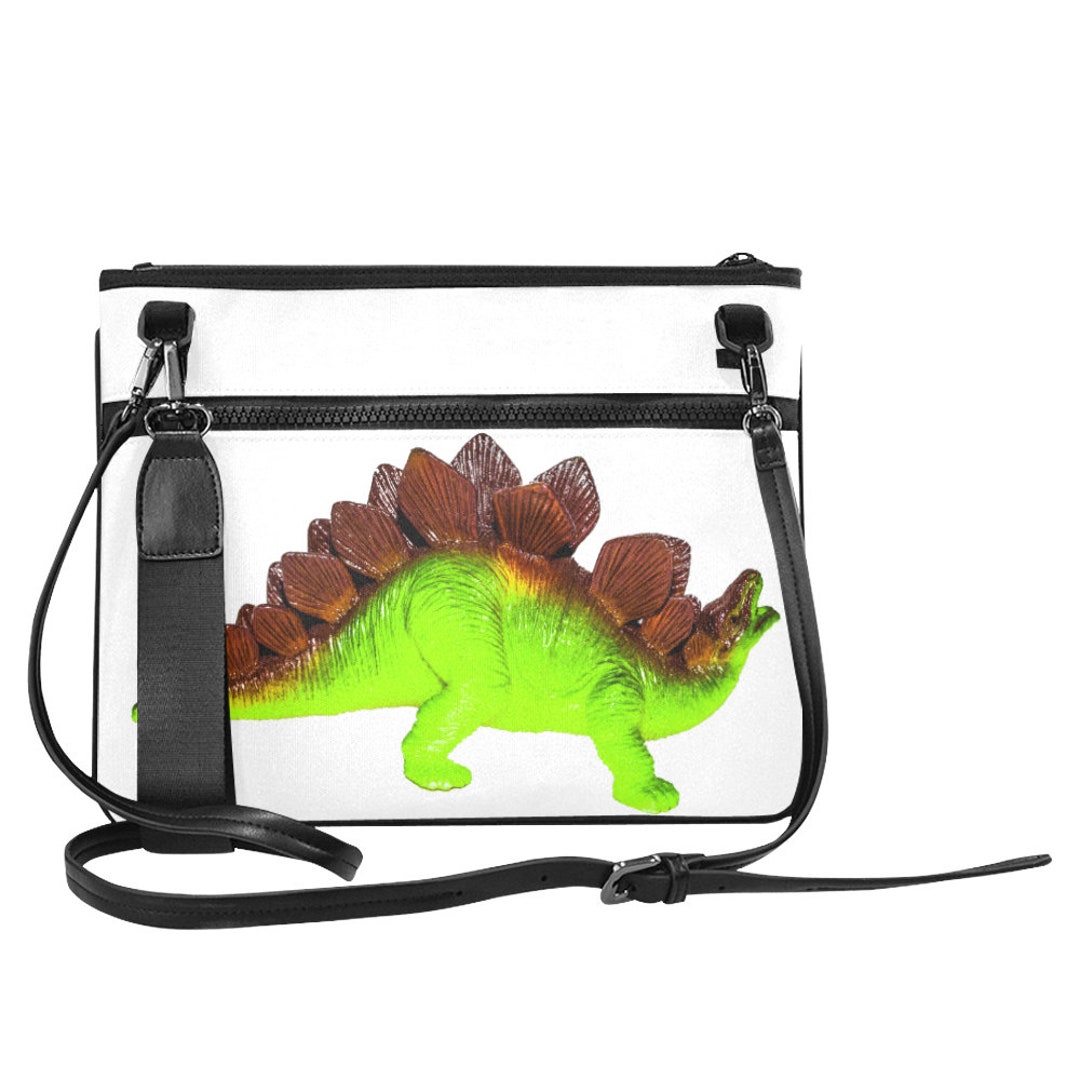 Stego Slim Clutch Bag Stegosaurus Dinosaur Handbag Dino Girl Fashion ...