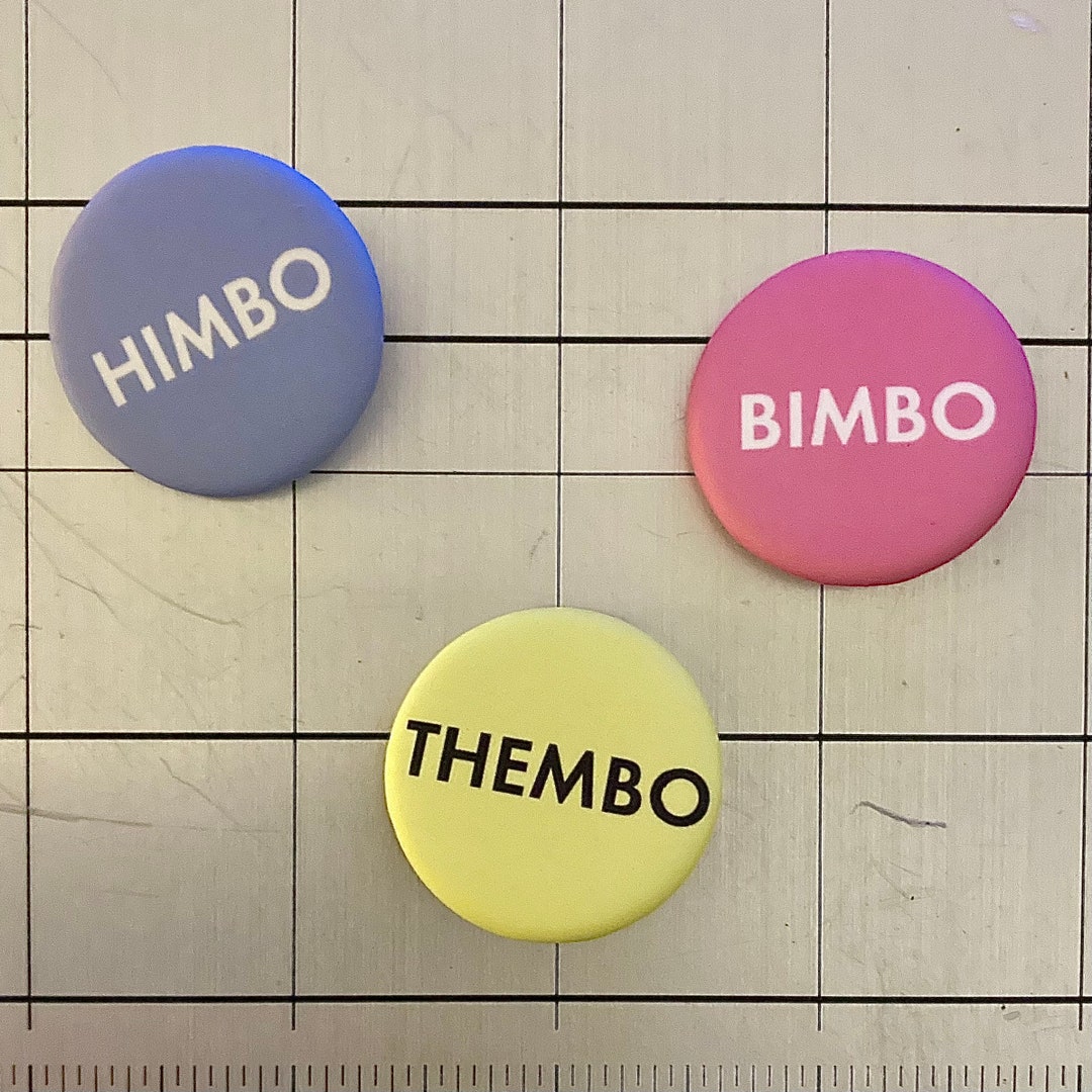 Bimbo Himbo Thembo Buttons - Etsy