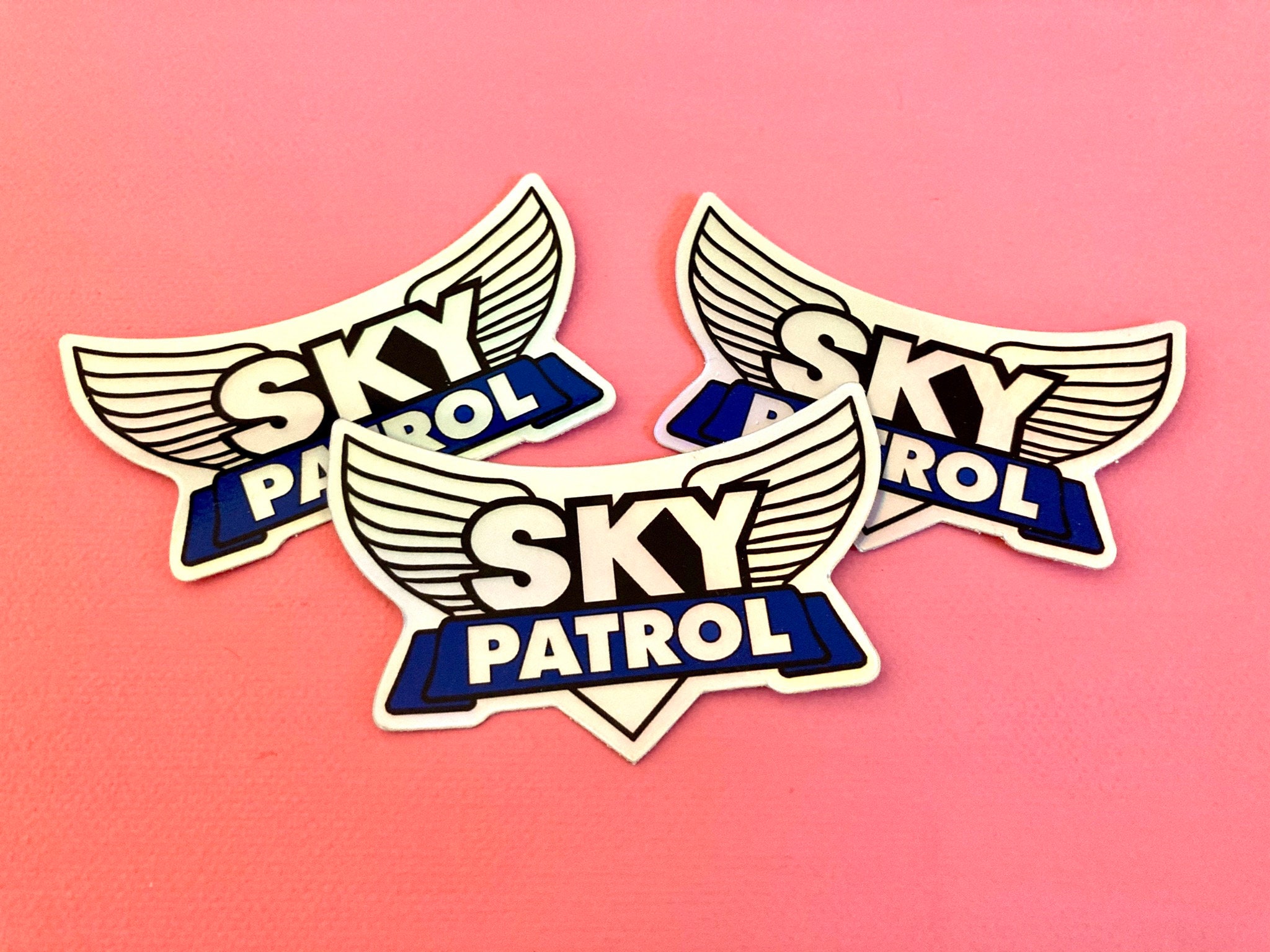 Holographic Sky Patrol Vinyl Sticker - Etsy