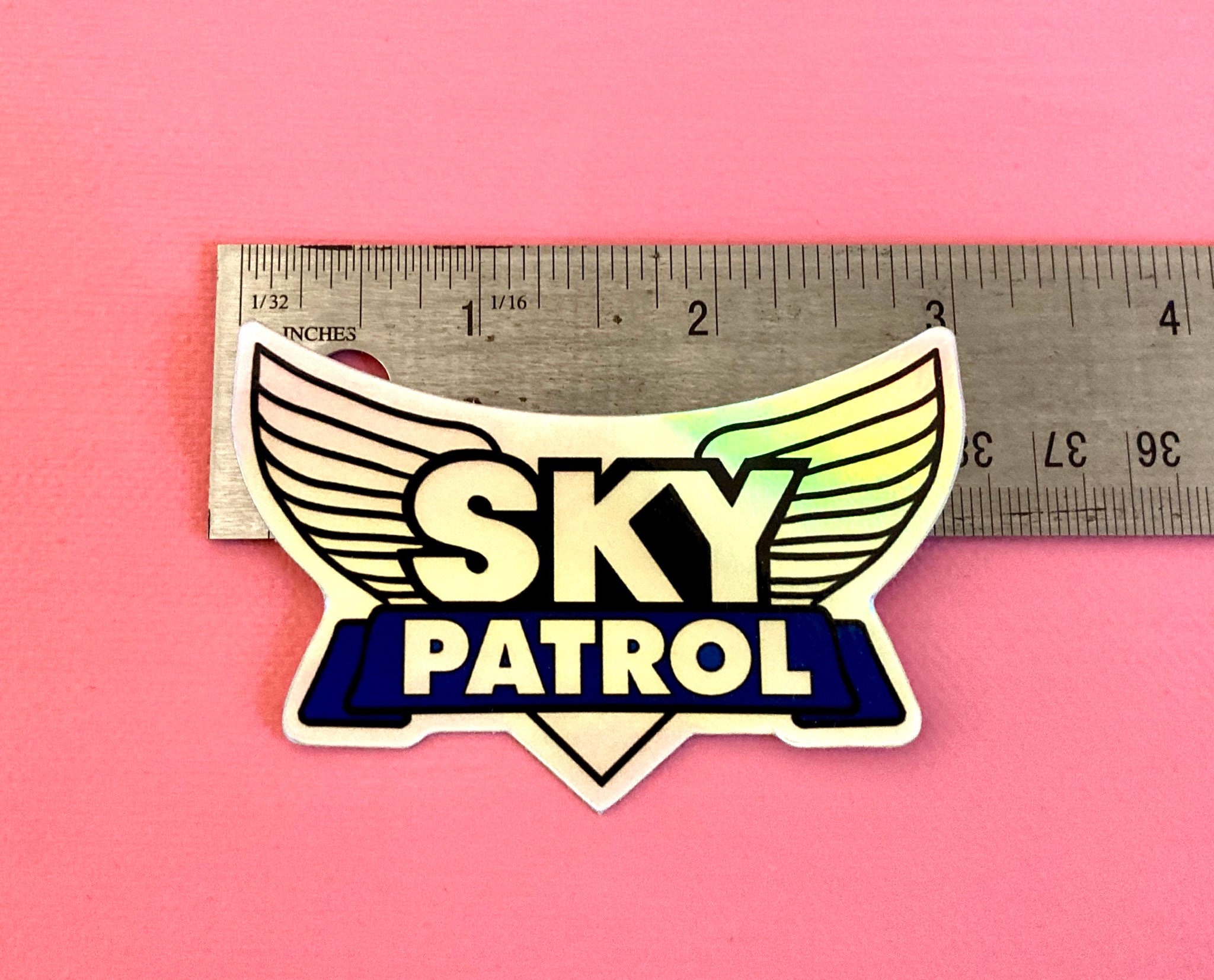 Holographic Sky Patrol Vinyl Sticker - Etsy