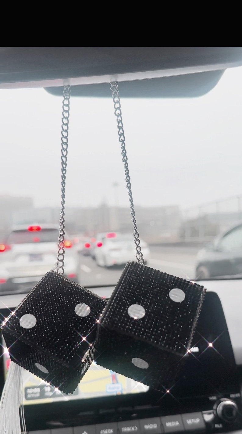 Car Accessories| Car Bling| Bling Dice| Car Decor| Dice| Hanging Dice ...