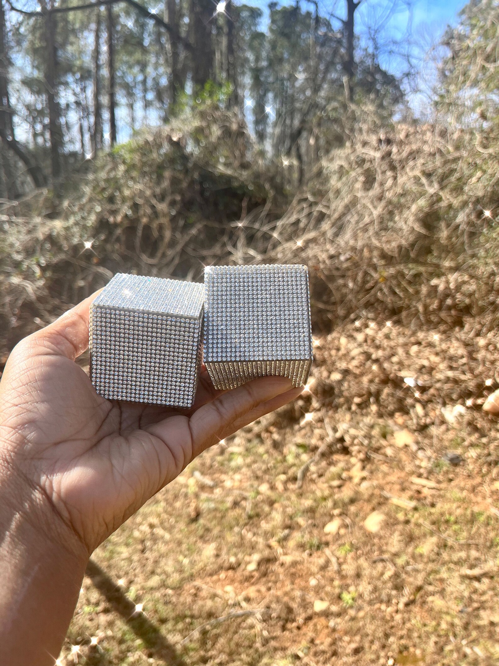 Glam Blocks Bling Decor Glam Decor Bougee Decor Coffee Table Decor Home ...