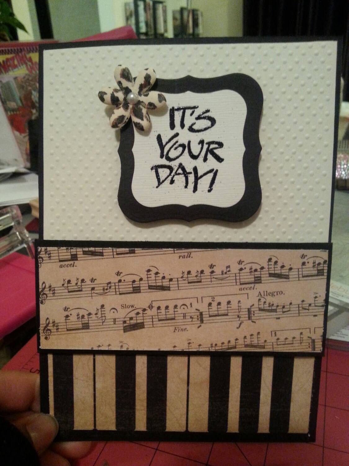 It's your day Have a musical birthday | Etsy