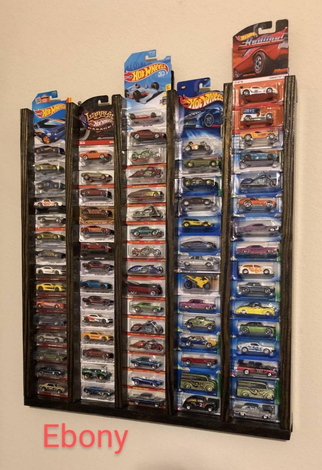 Assembled 60-car Display Shelf: Hot Wheels & Matchbox Storage - Etsy