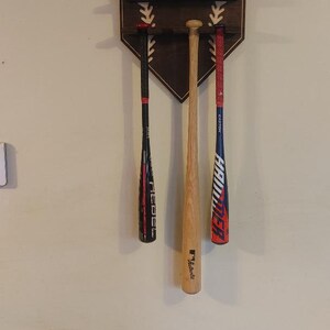 Baseball & Bat Display Shelf - Etsy