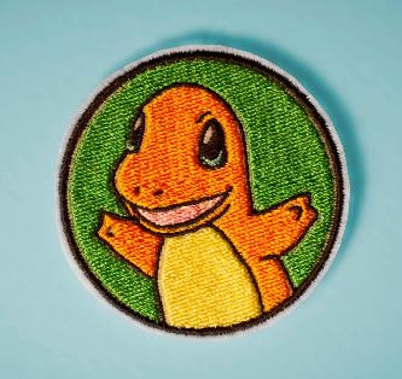 Charmander Embroidered Pokemon Iron-on Patch - Etsy