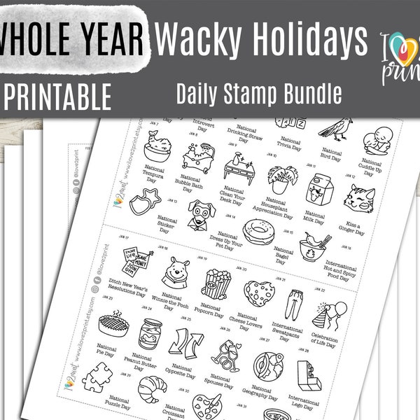 Printable Stamp Stickers - Etsy