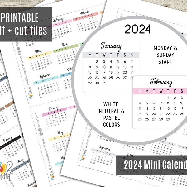 Printable 2024 Stickers - Etsy