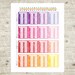 Weekly Schedule Planner Stickers, Full Box Tracker Printable Stickers ...