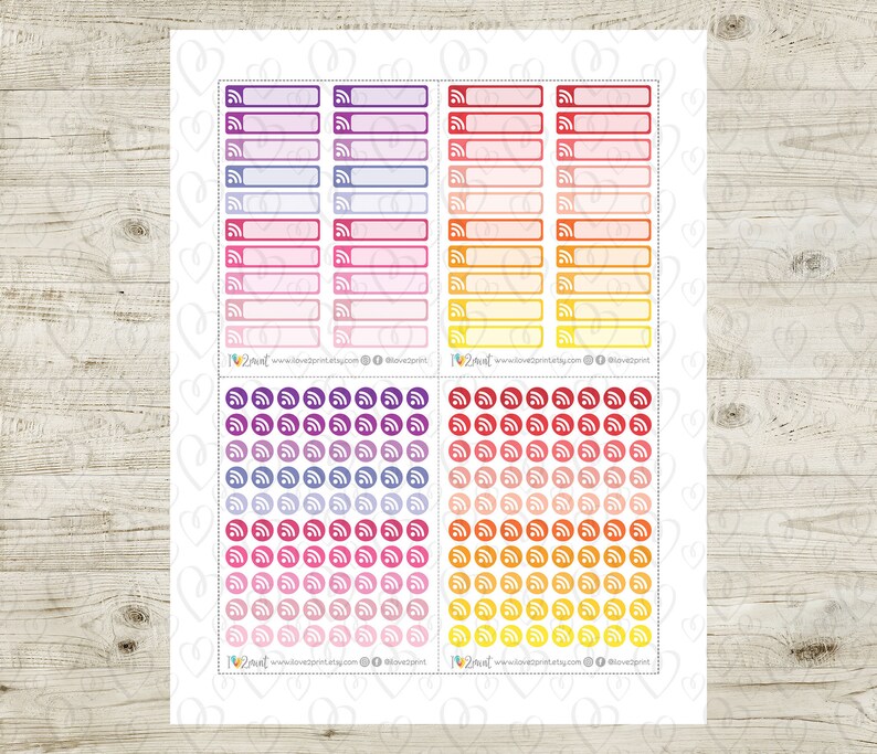 Internet Bill Reminders Printable Planner Stickers Pay - Etsy