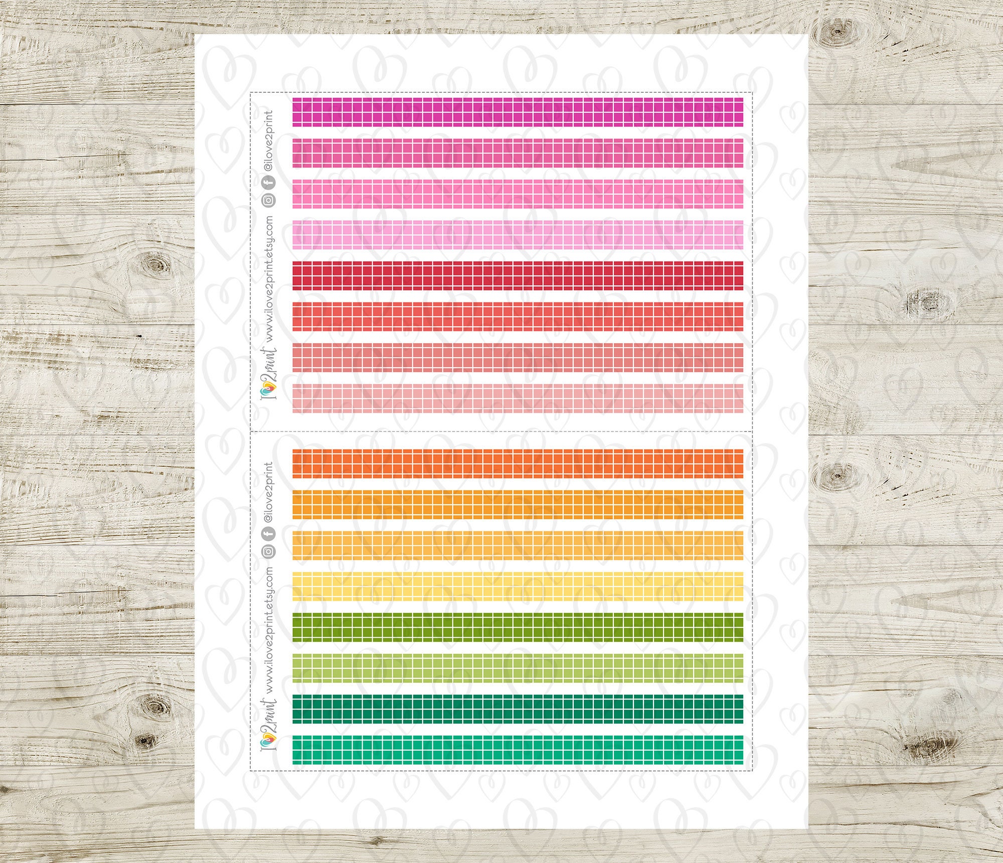 White Grid Washi Tape Planner Stickers Grid Washi Strips - Etsy