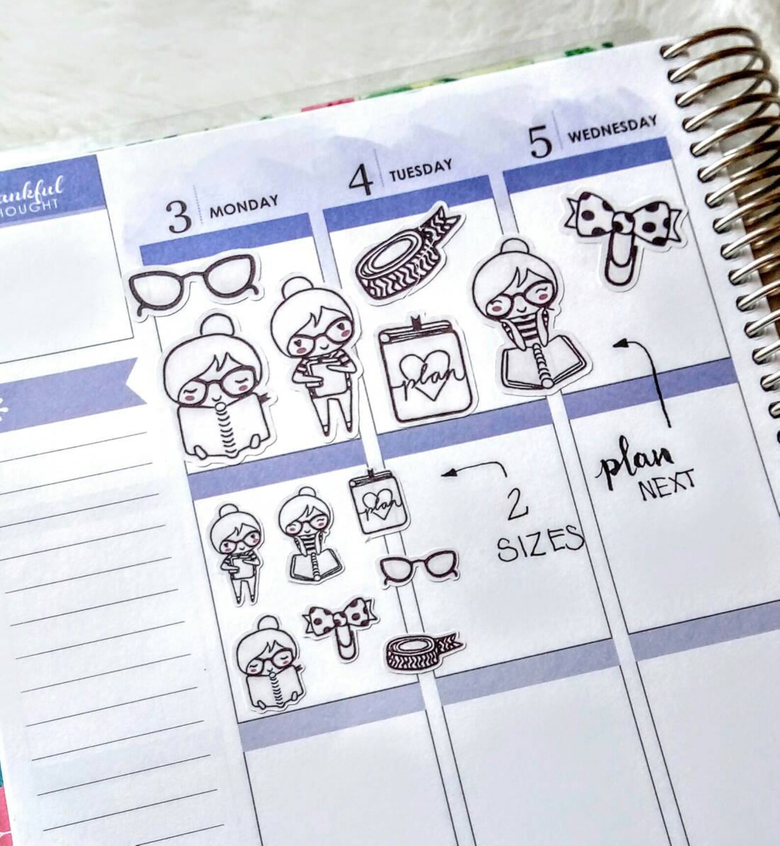 Planner Girl Planning Printable Planner Stickers Erin - Etsy