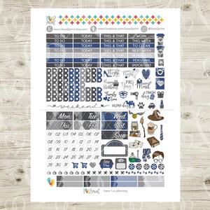 Wizard School III Weekly Printable Planner Stickers Erin - Etsy
