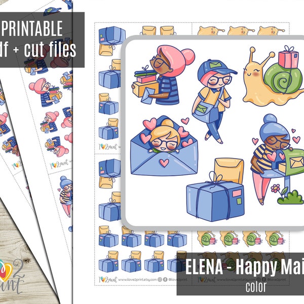 Happy Mail Stickers - Etsy