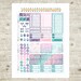 Mermaid Dreams Monthly Planner Stickers Printable Stickers - Etsy