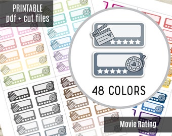 Movie Rating Stickers - Etsy