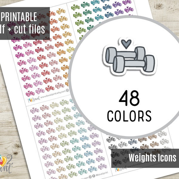 Workout Stickers - Etsy