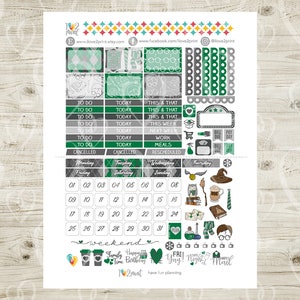 Wizard School IV Weekly Printable Planner Stickers, Happy Planner ...